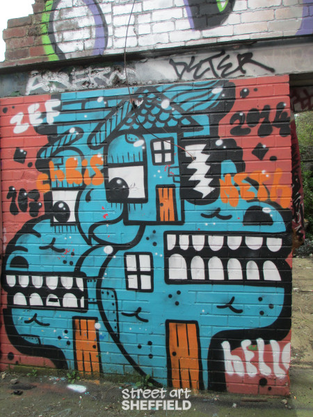 Sylvester Gardens Street Art (Color) | Street Art Sheffield