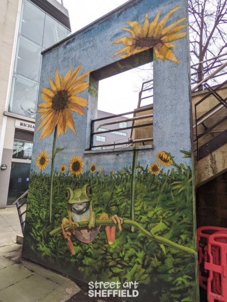 Dainton Building Natural World Murals | Street Art Sheffield