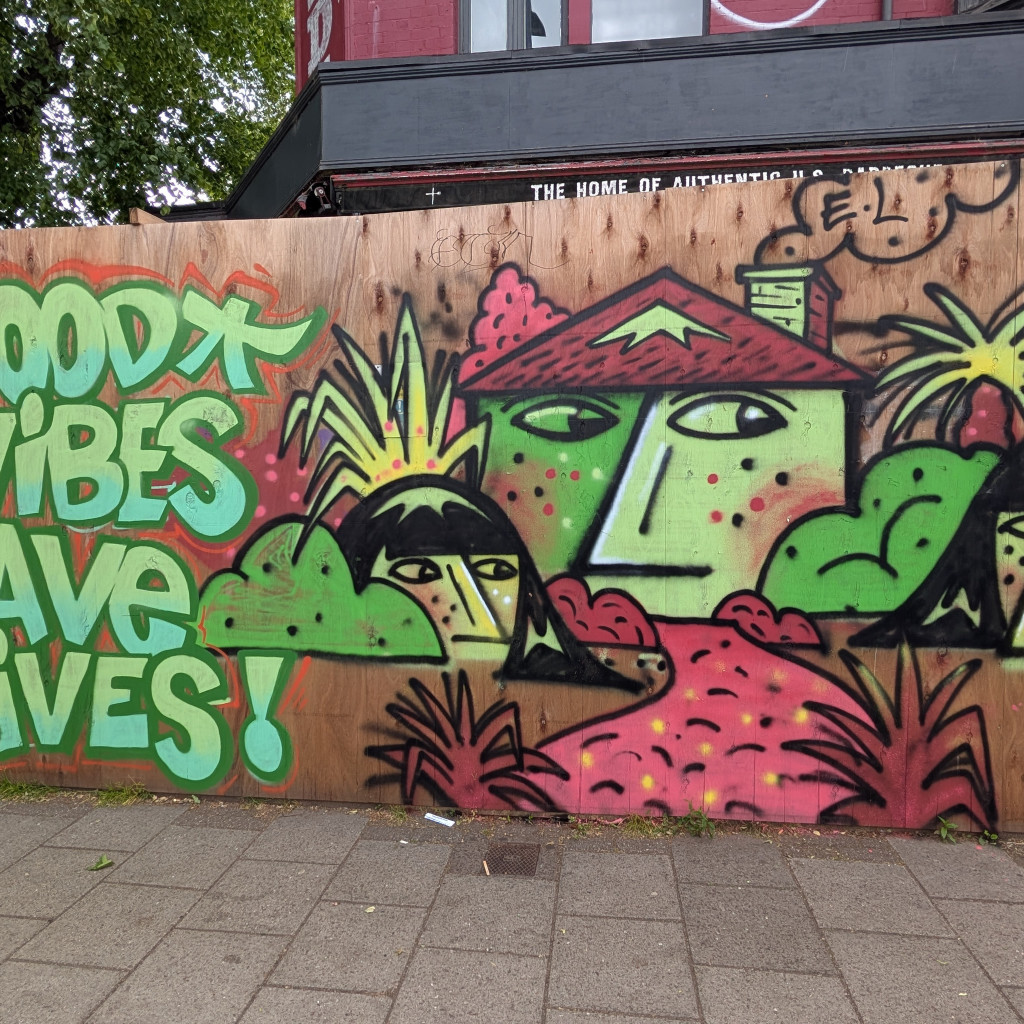 Good Vibes Save Lives | Street Art Sheffield