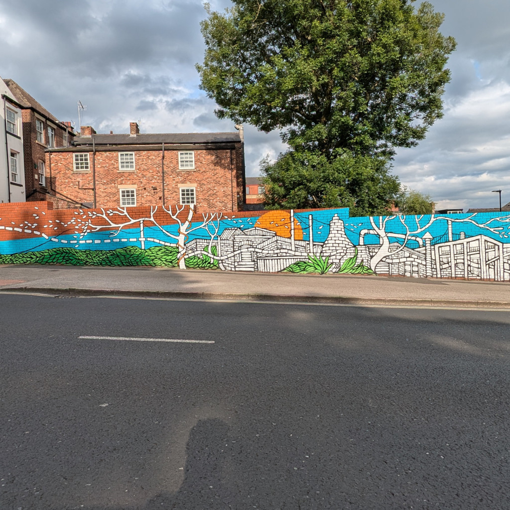 Jo Peel MEPS International mural | Street Art Sheffield