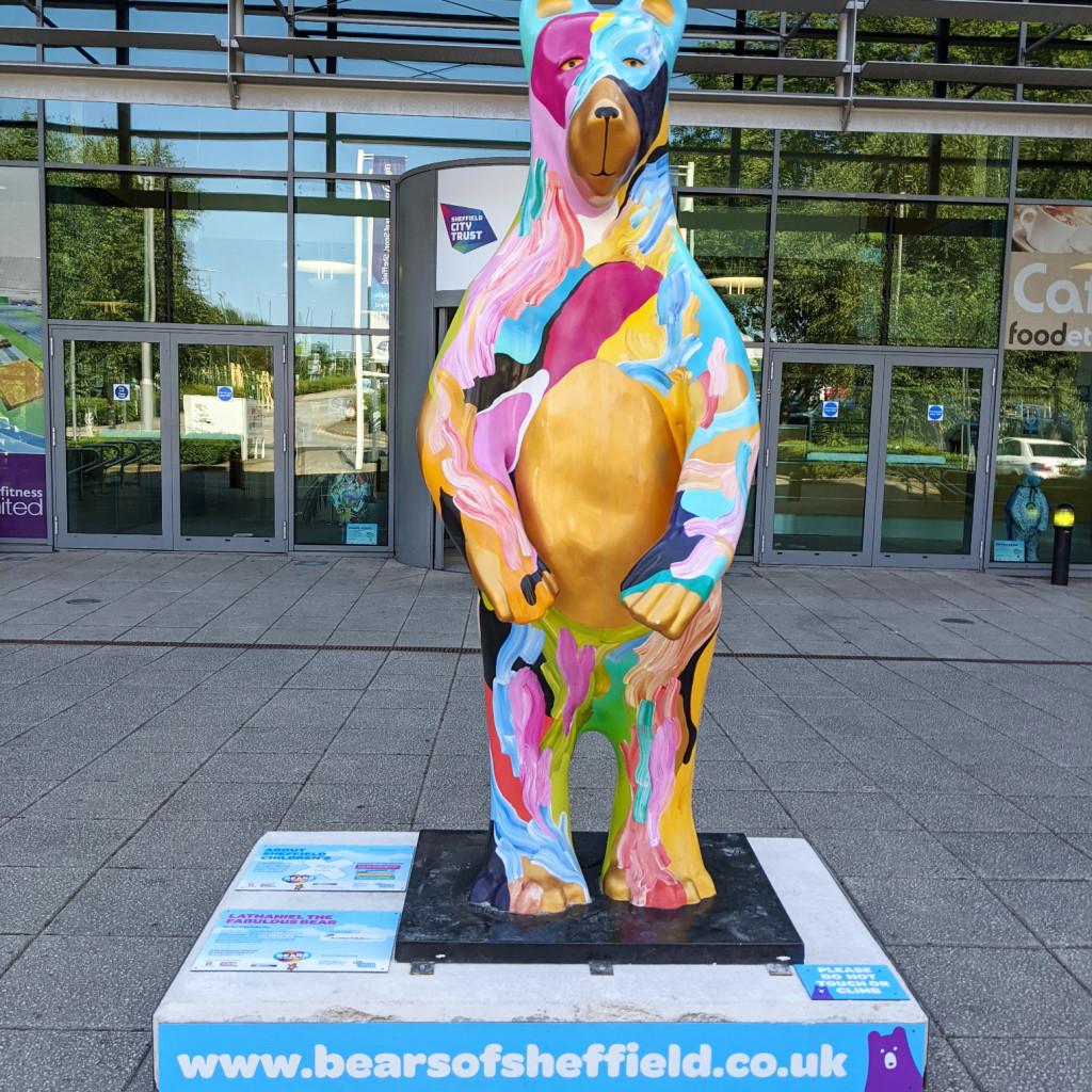 Lathaniel the Fabulous Bear | Street Art Sheffield
