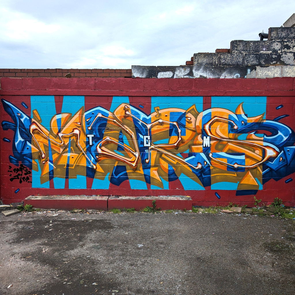 Mars, Milton Street Car Park | Street Art Sheffield