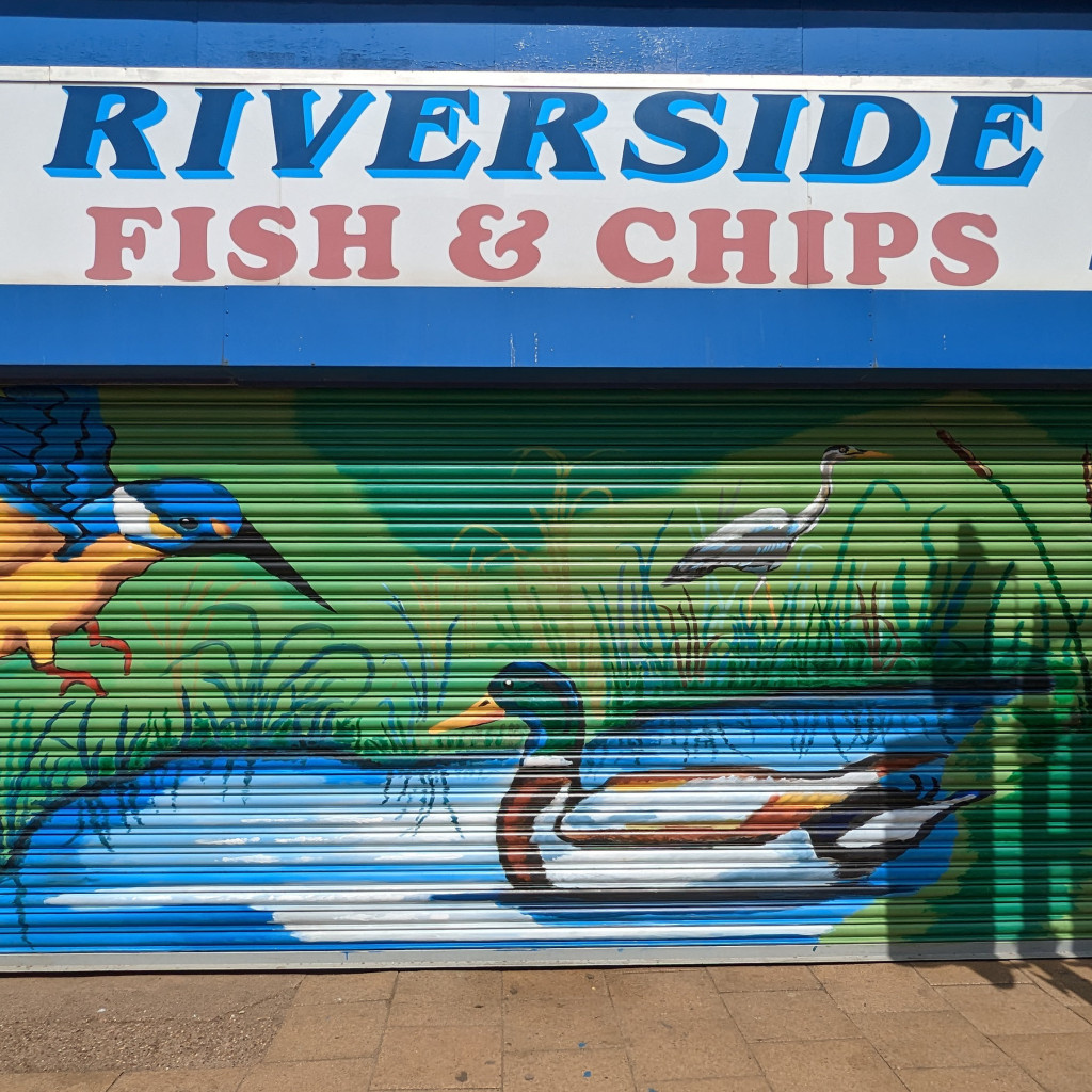 Riverside Fish & Chips | Street Art Sheffield