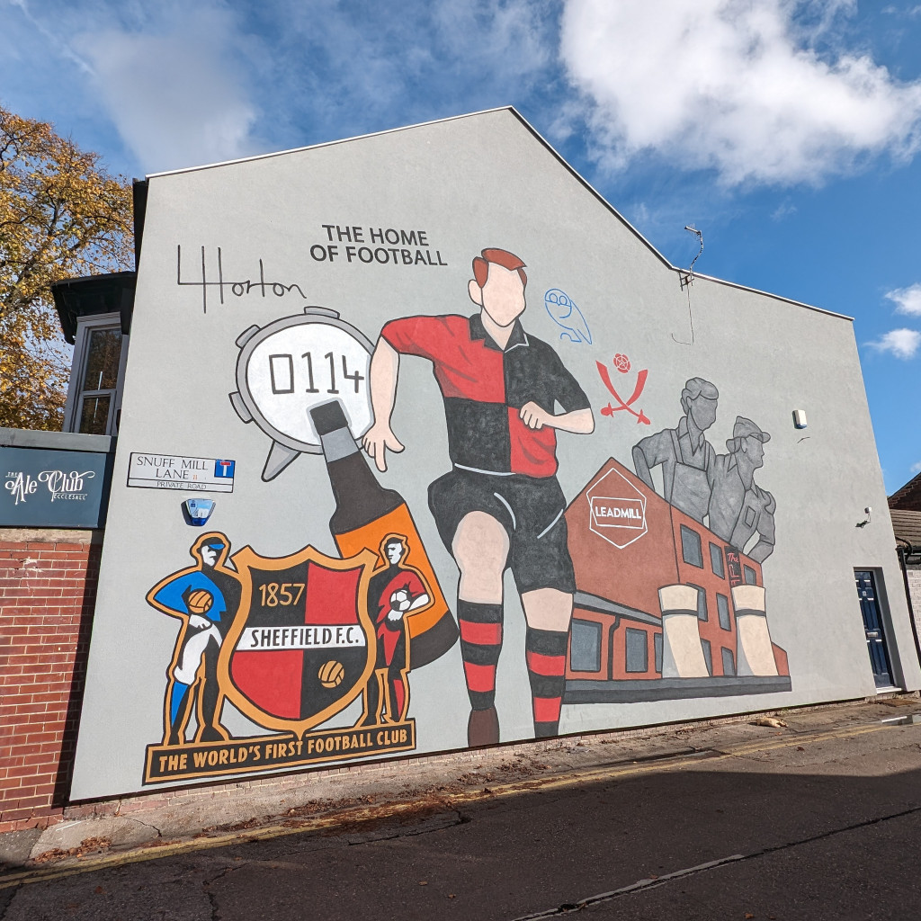 Sheffield the Home of Football | Street Art Sheffield