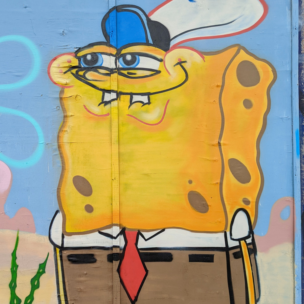 SpongeBob SquarePants | Street Art Sheffield